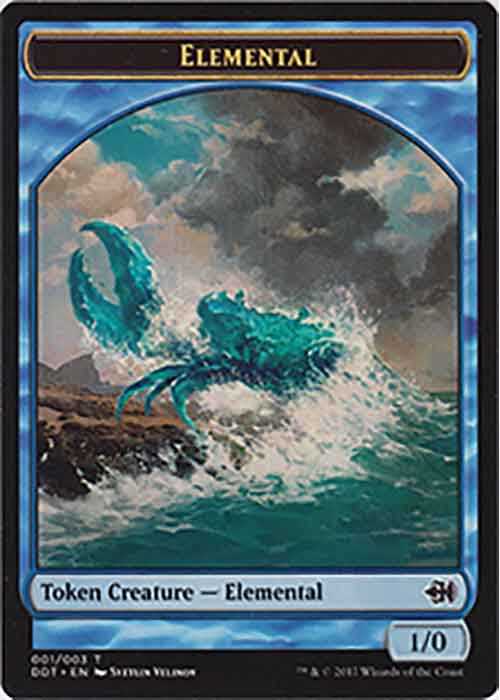 1/0 Blue Elemental Creature Token | MTG.onl Tokens