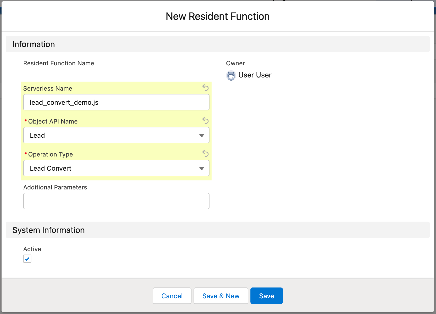 Managing resident functions - InCountry Docs