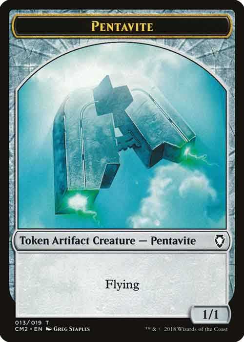 1/1 Colorless Pentavite Artifact Creature Token | MTG.onl Tokens