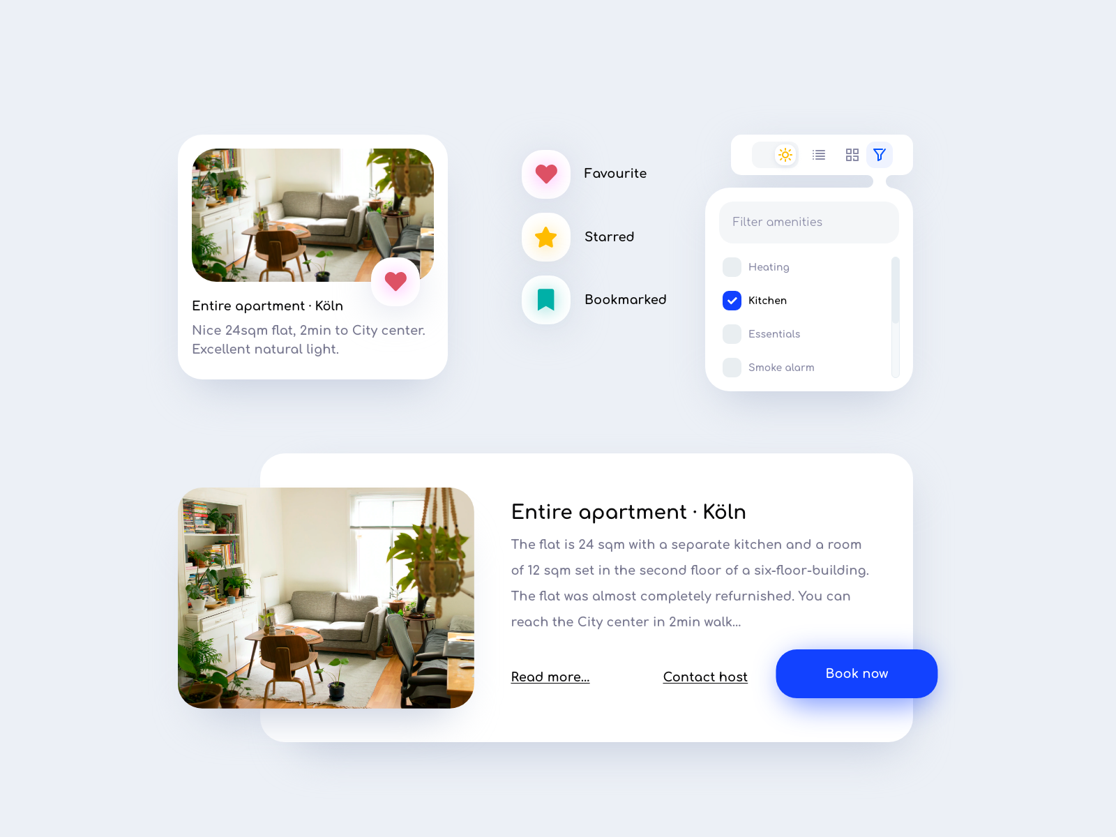 Booking accommodation web app - Plus UI Designs