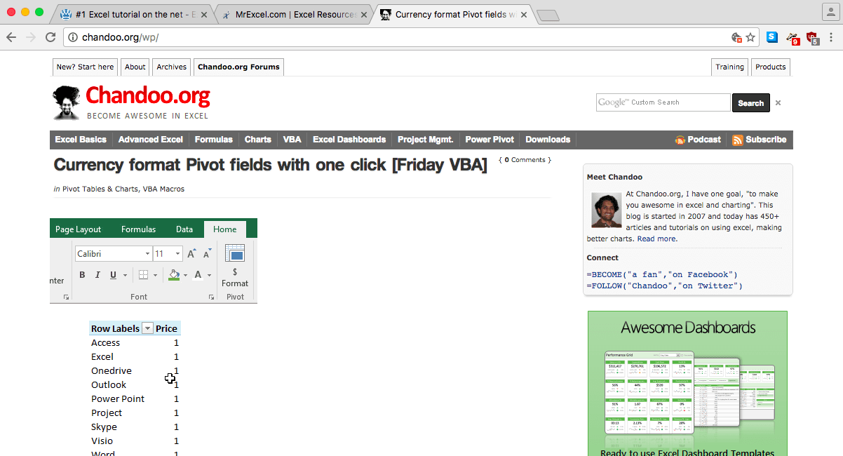 Excel: The Best Blogs to Learn New Things