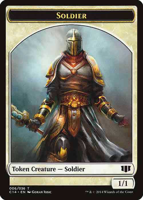 1/1 White Soldier Creature Token | MTG.onl Tokens