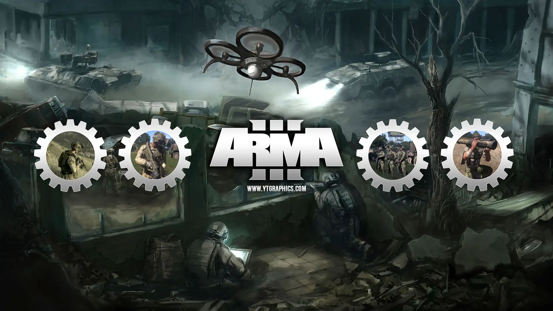 ARMA III YouTube Channel Art Banner