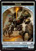 4/4 Colorless Golem Artifact Creature Token | MTG.onl Tokens