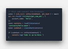How EOS code and ABI hashes are computed | cmichel