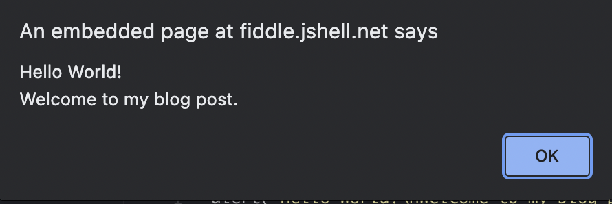 JavaScript Alert New Line | Delft Stack
