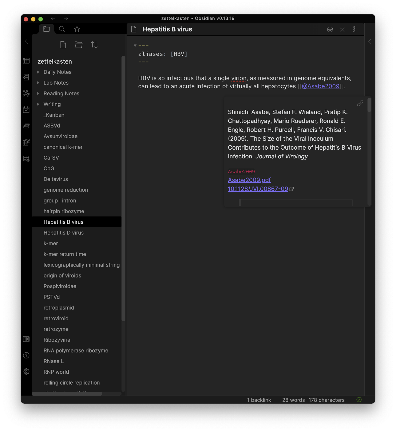 Obsidian is (almost) a Typora killer · Benjamin D. Lee