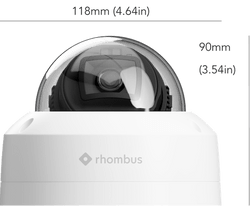 Rhombus R120 Mini-Dome Security Camera