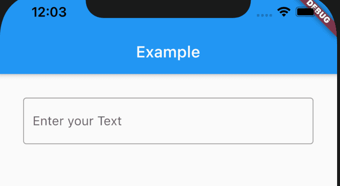 TextField widget example in flutter and its different properties ...