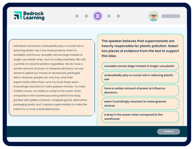 Bedrock Learning | Reading Test | Bedrock Learning