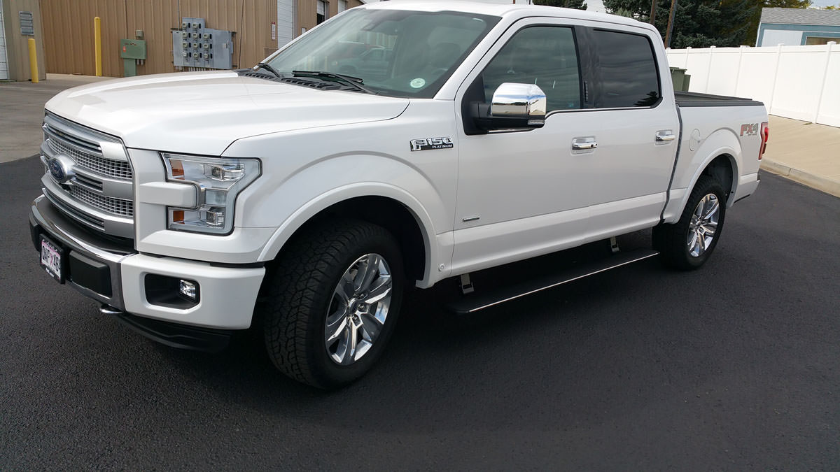 Ford F150 Platinum White 2016