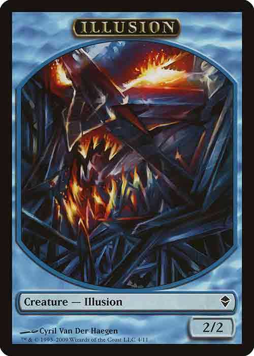 2/2 Blue Illusion Creature Token | MTG.onl Tokens
