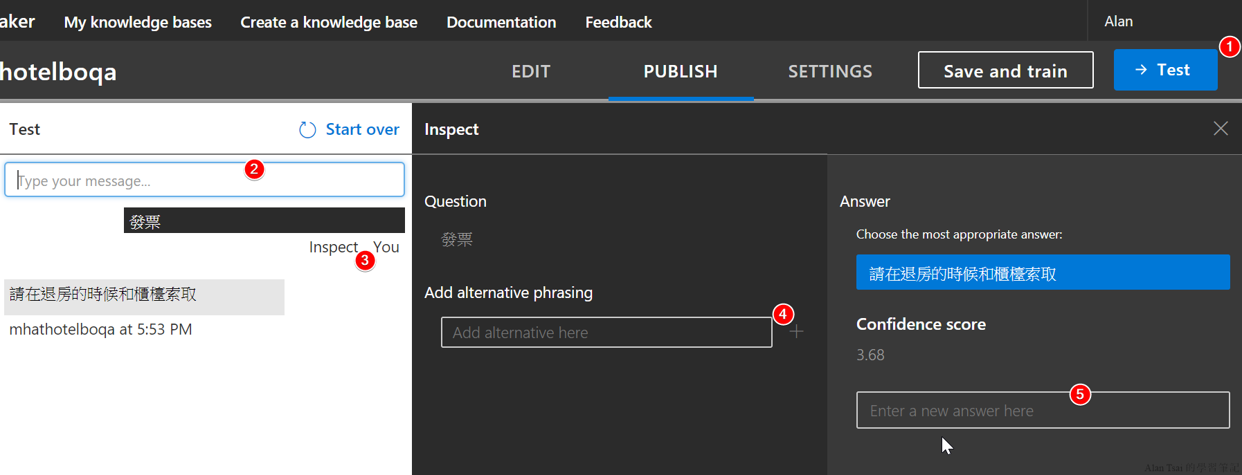 [chatbot + AI = 下一代操作模式][35]使用QnA Maker打造問答知識類型資料集服務 @ Alan Tsai 的學習筆記｜A Microsoft MVP, MCT ...
