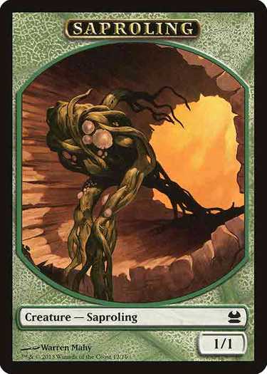 1/1 Green Saproling Creature Token | MTG.onl Tokens