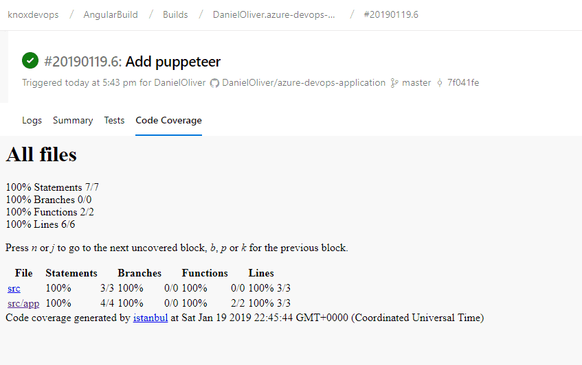 Angular 7 with Azure DevOps Build Pipeline | Oliver Coding