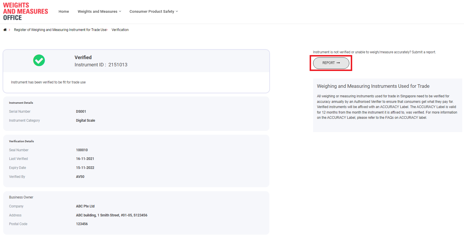 About the Accuracy Label