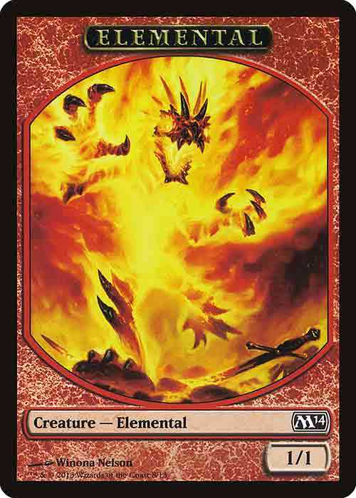 1/1 Red Elemental Creature Token | MTG.onl Tokens