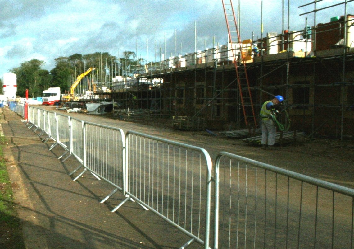 Construction Site Pedestrian Barriers to Hire or Buy Nationwide