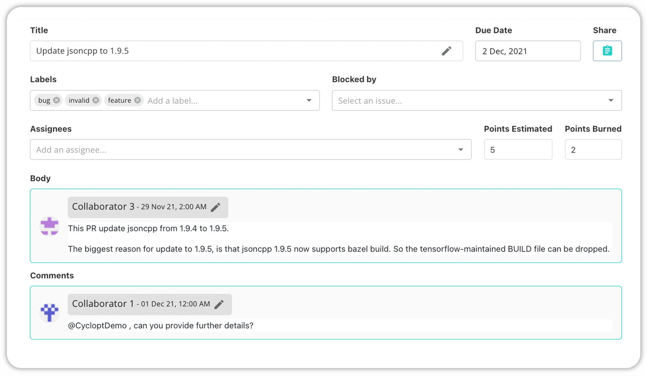 Task Management | Cyclopt