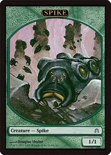 1/1 Green Spike Creature Token | MTG.onl Tokens