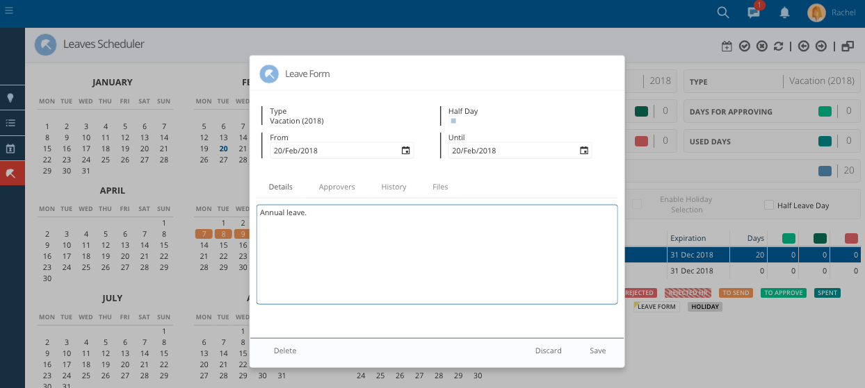 Scheduling Leaves | Skills Workflow’s Documentation