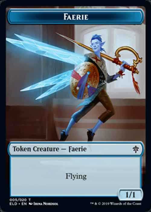 1/1 Blue Faerie Creature Token | MTG.onl Tokens