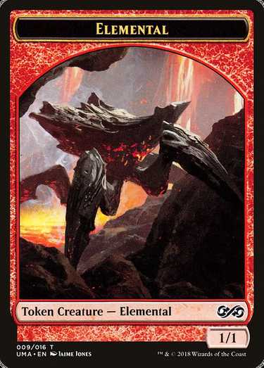 1/1 Red Elemental Creature Token | MTG.onl Tokens