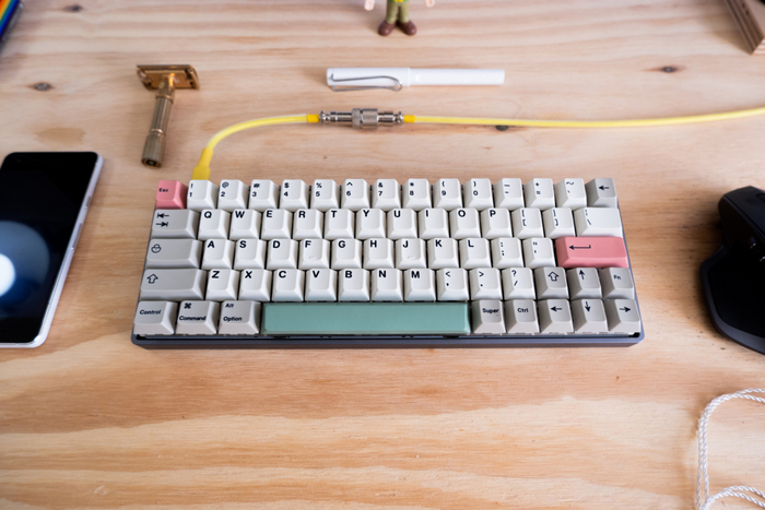 Putting together a new keyboard • David Perkins