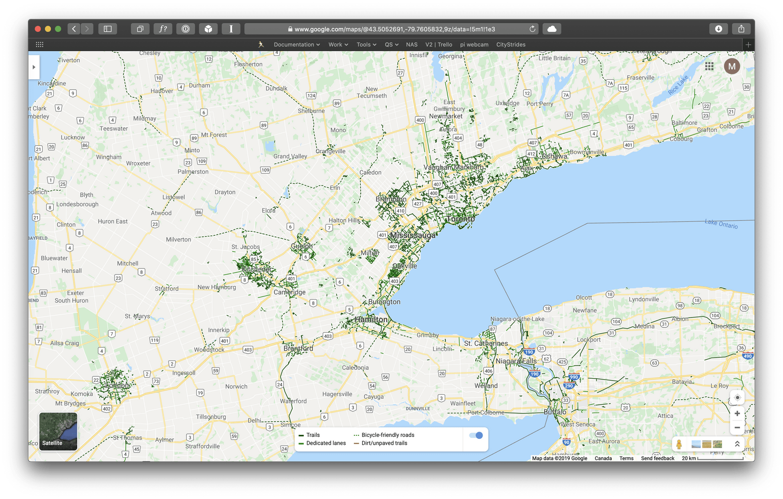 Bike Route Planning · Mark Allen