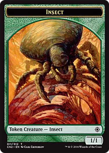 1/1 Green Insect Creature Token | MTG.onl Tokens