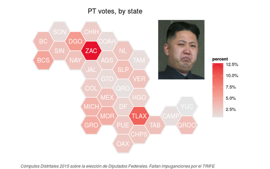 Maps of the 2015 Mexican Election