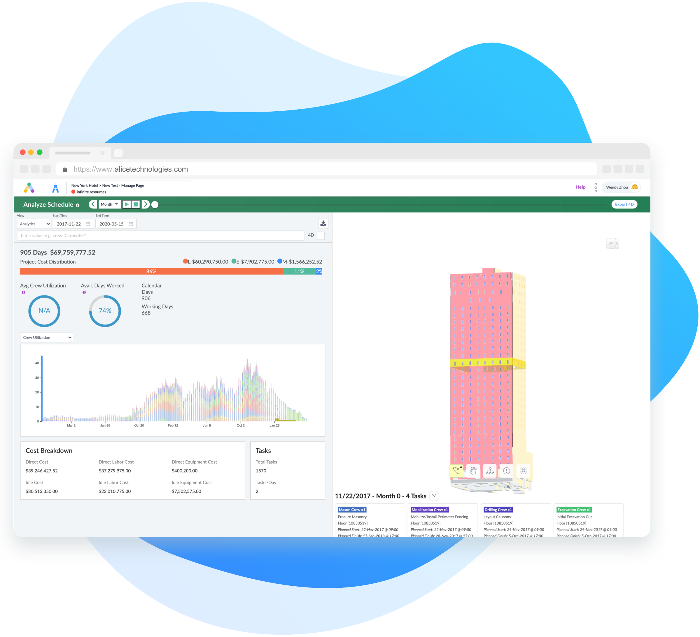 ALICE – Construction planning meets Artificial Intelligence.