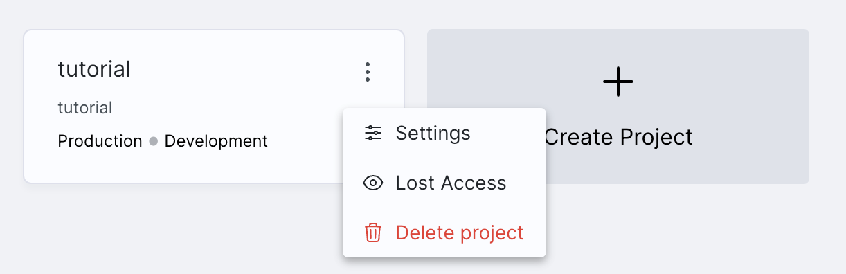 Projects | Convex Developer Hub