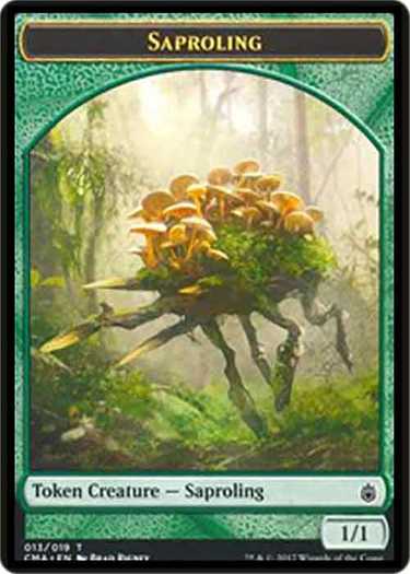 1/1 Green Saproling Creature Token | MTG.onl Tokens