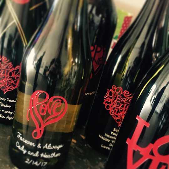 Personalized Etched Wine Bottle Design Gallery | EtchingX