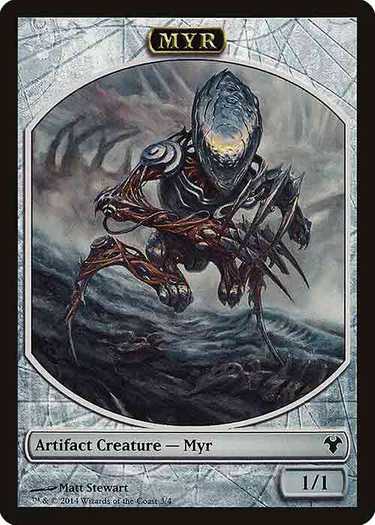1/1 Colorless Myr Artifact Creature Token | MTG.onl Tokens