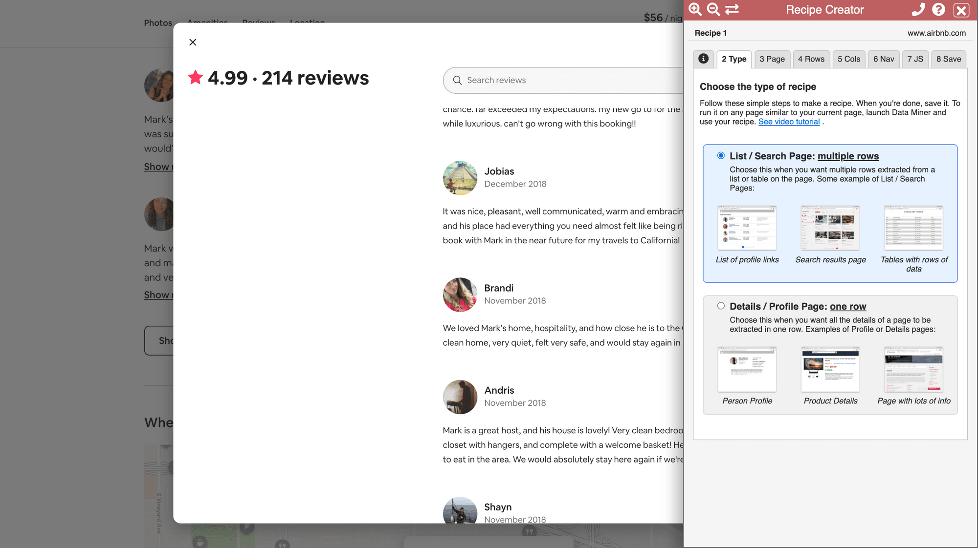 Generate Images from Airbnb reviews with Airtable and Data Miner ...