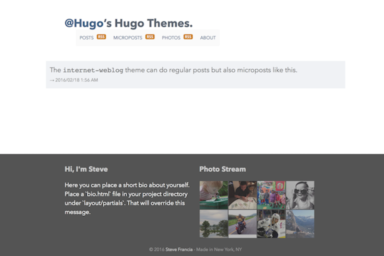 personal | Hugo Themes