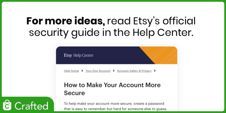 How to Secure Your Etsy Account: A Comprehensive Guide | Crafted