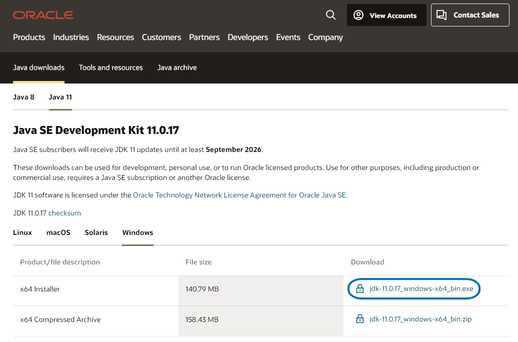 JDK 1.8, JDK 11 설치 및 환경변수 설정 방법 - Snug Archive