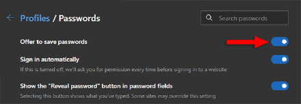 How to Disable Save Password in Microsoft Edge Browser - Radu.link