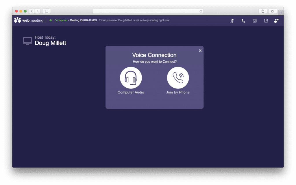 Integrated HD Audio for Online Meetings