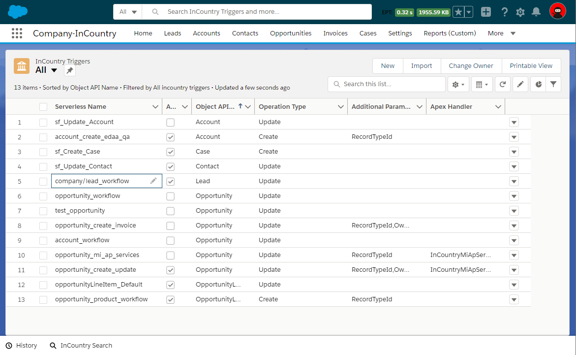Managing serverless functions | InCountry Docs