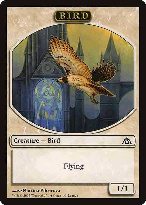 1/1 White Bird Creature Token | MTG.onl Tokens