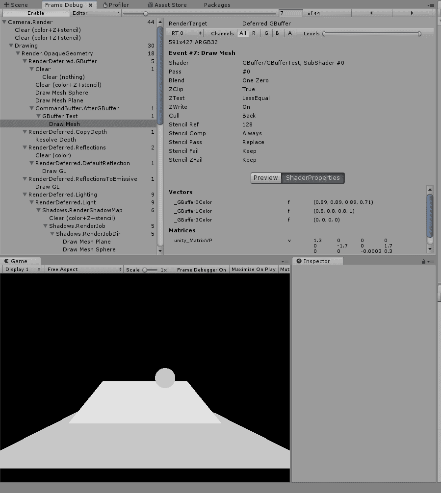 UnityのDeferredでCommandBufferを利用してGBufferをいじってみる | 測度ゼロの抹茶チョコ