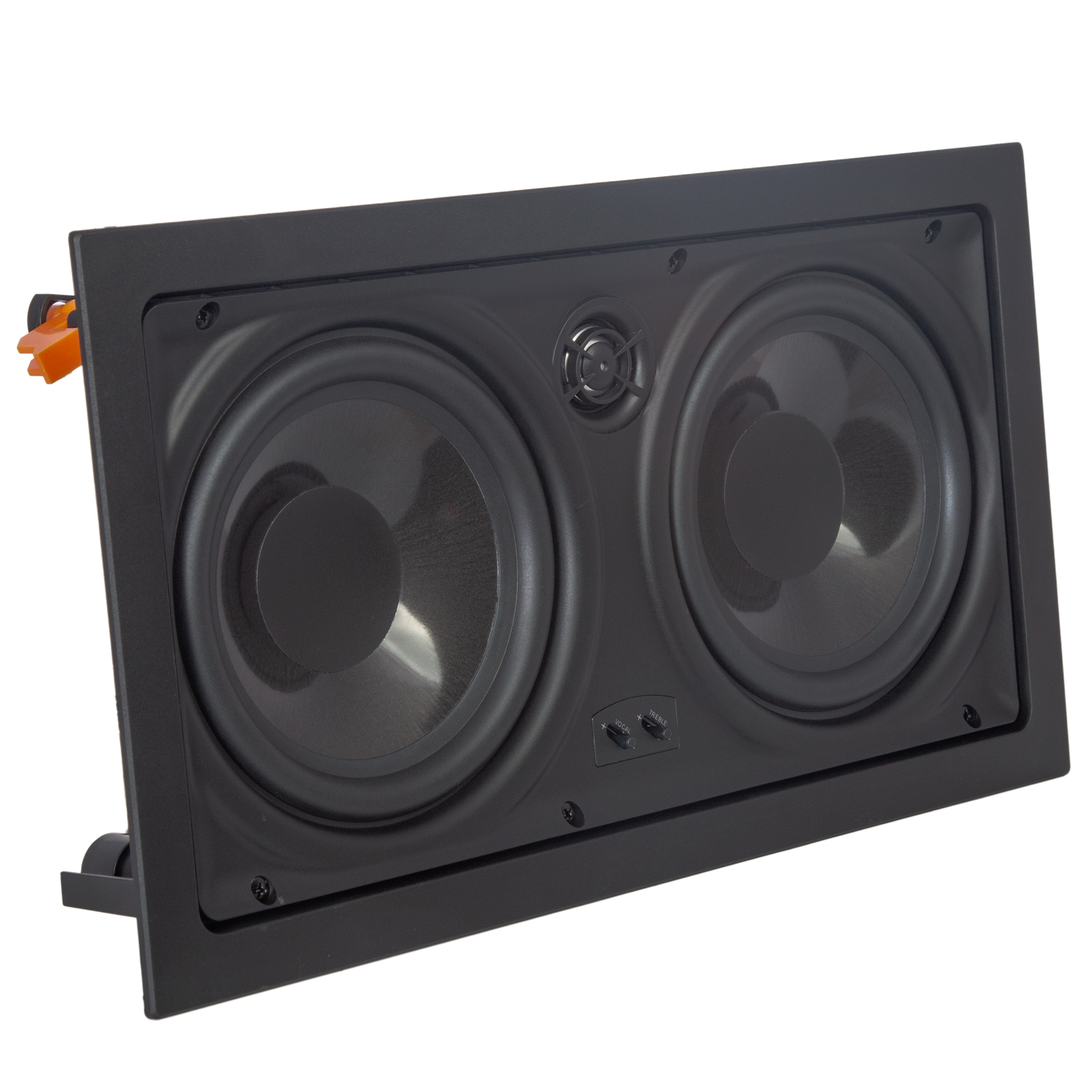 DX- Grand Series- 2 x 6 1/2 " In-Wall LCR Speaker -Graphite Injected ...