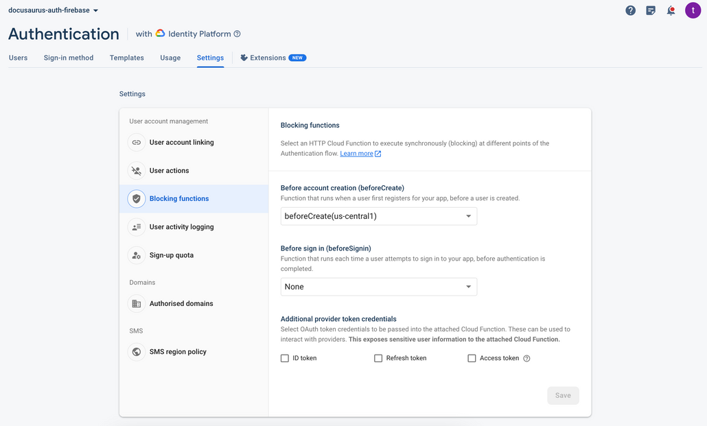 SignUp|SignIn Limitation Using Google Firebase