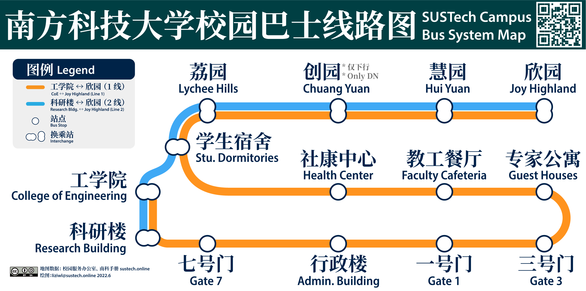 🚌校园巴士时刻表 SUSTech Campus Bus Info | 南科手册