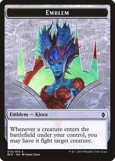 Kiora, Master of the Depths Emblem | MTG.onl Tokens