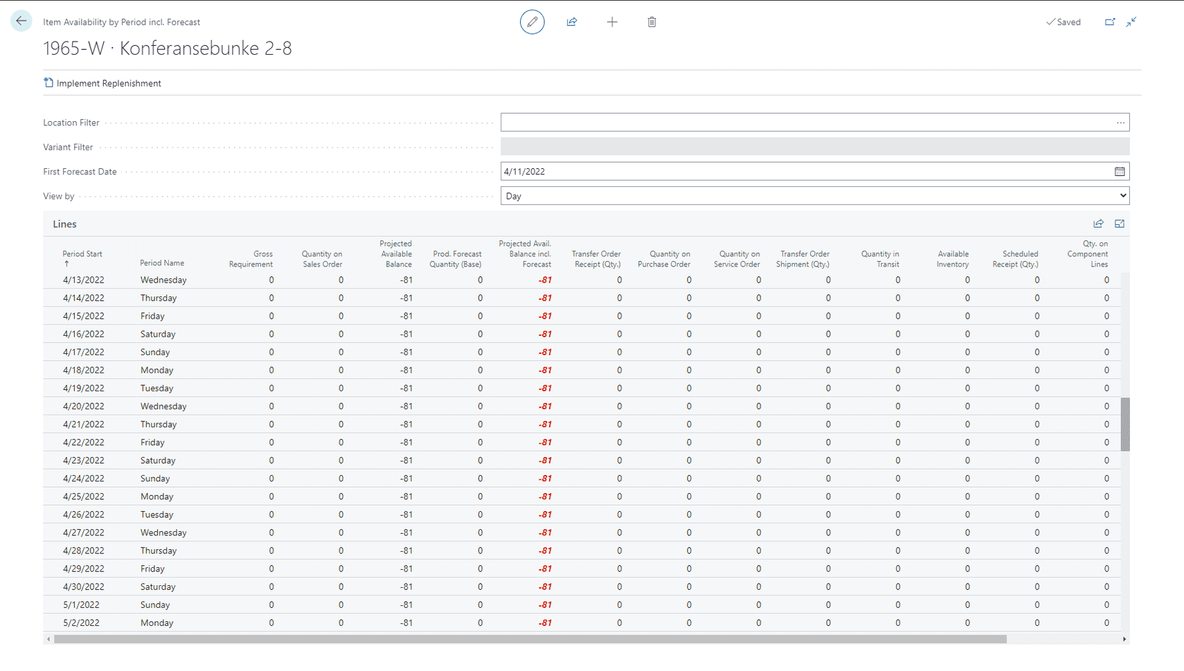 Material Planner